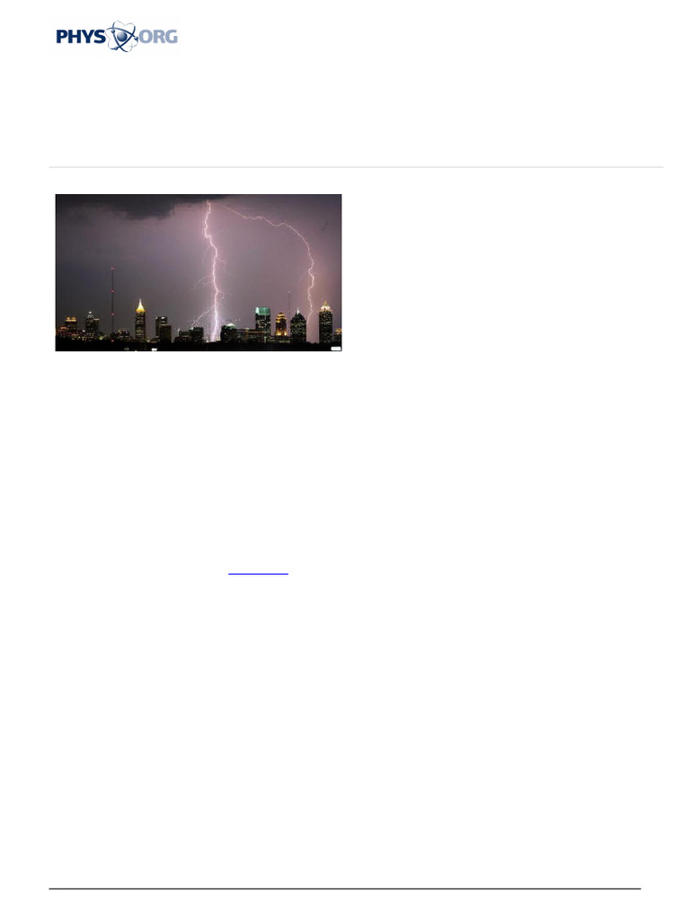 2015 02 Urbanization Affect Thunderstorms | PDF | Thunderstorm | Meteorology