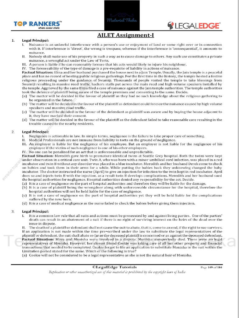 LE Legal GMB Part-2 | PDF