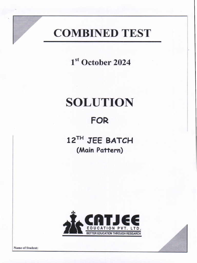 01.10.2024 Combined Test For 12th Math Batch Main Pattern | PDF ... 01.10.2024 Combined Test For 12th Math Batch Main Pattern | PDF ...