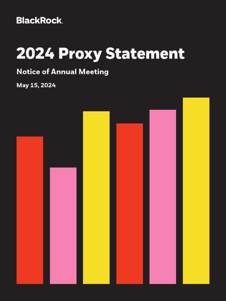2024 Proxy Statement VF | PDF | Black Rock | Corporate Governance
