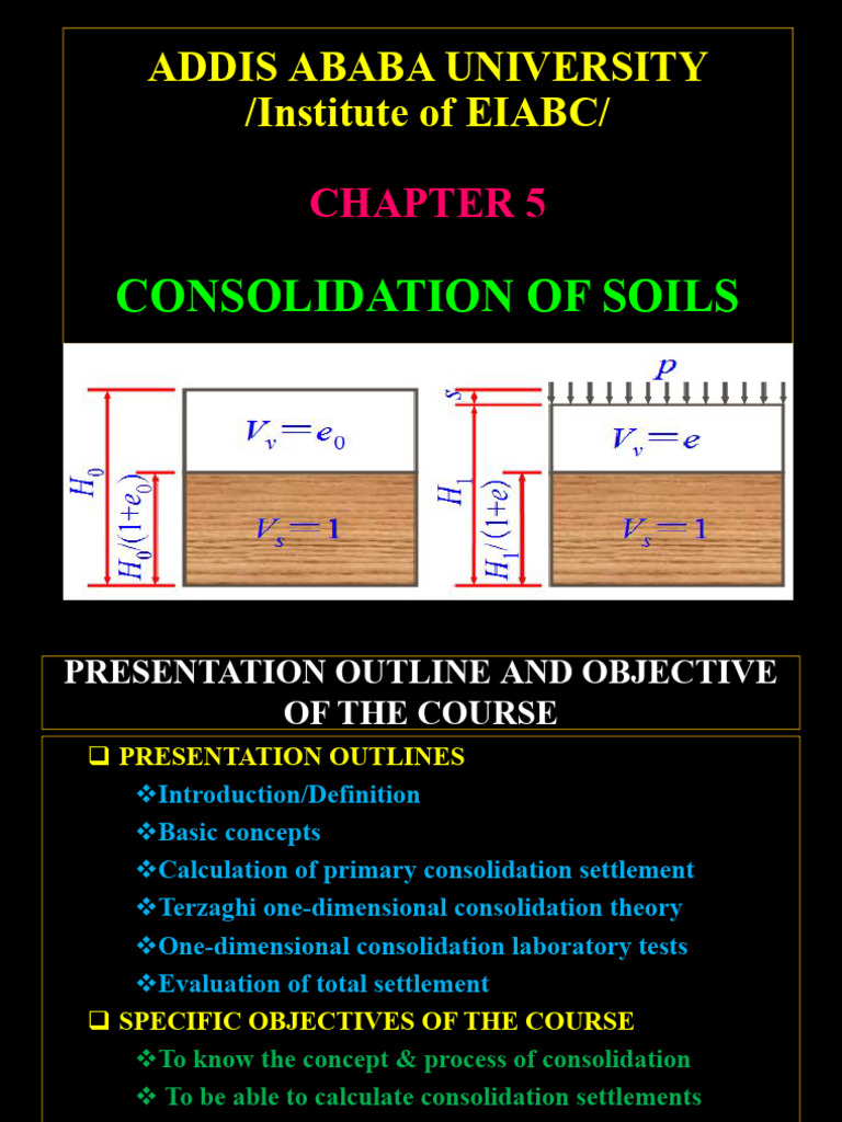 Soil Chapter 5 - Consolidation of Soils | PDF | Applied And Interdisciplinary Physics ...