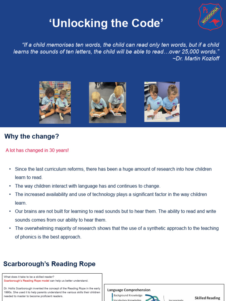 Aussie Decodables Parent Session | PDF | Reading Comprehension ...