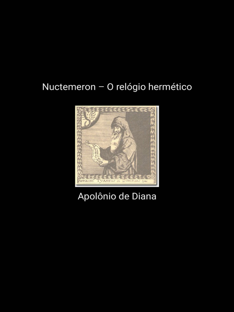 Nuctemeron - O Relógio Hermético | PDF