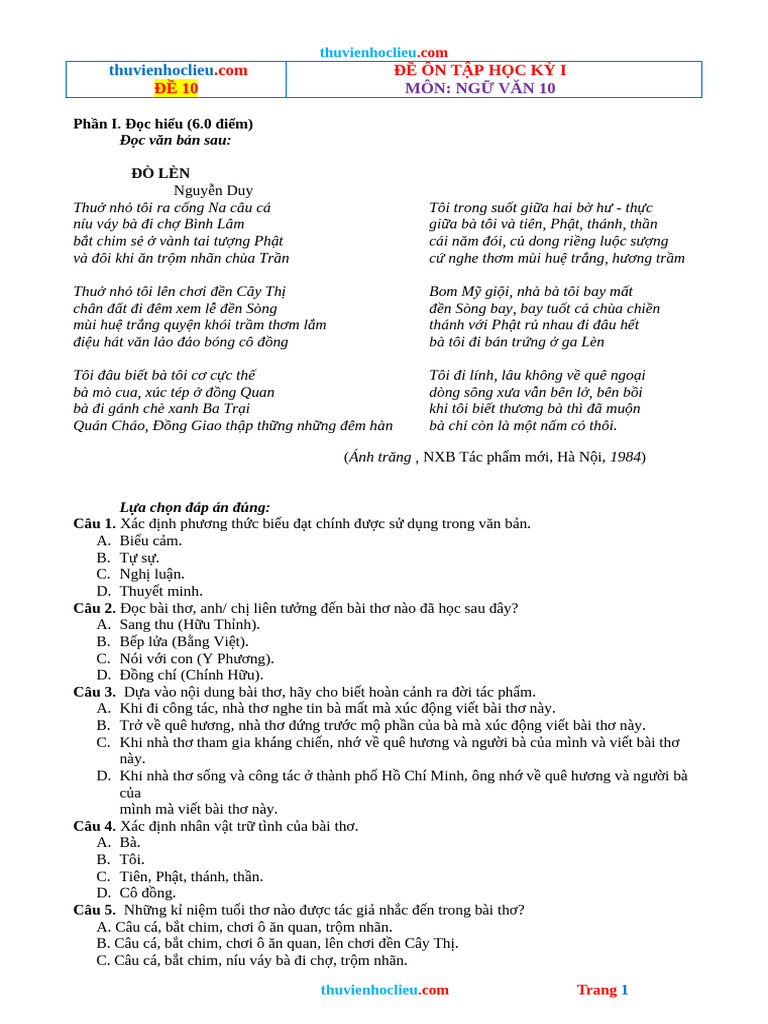 Trac Nghiem Dia Li 9 CTST Theo Bai | PDF