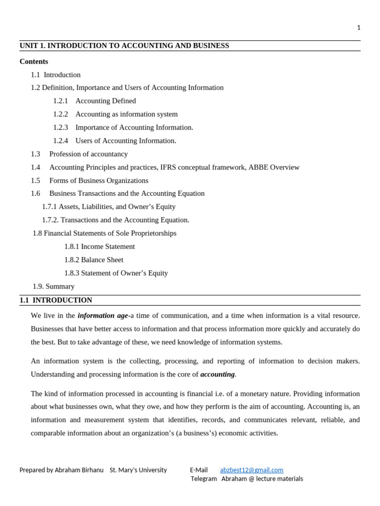 Introduction to Accounting Principles | PDF | Fair Value | Partnership