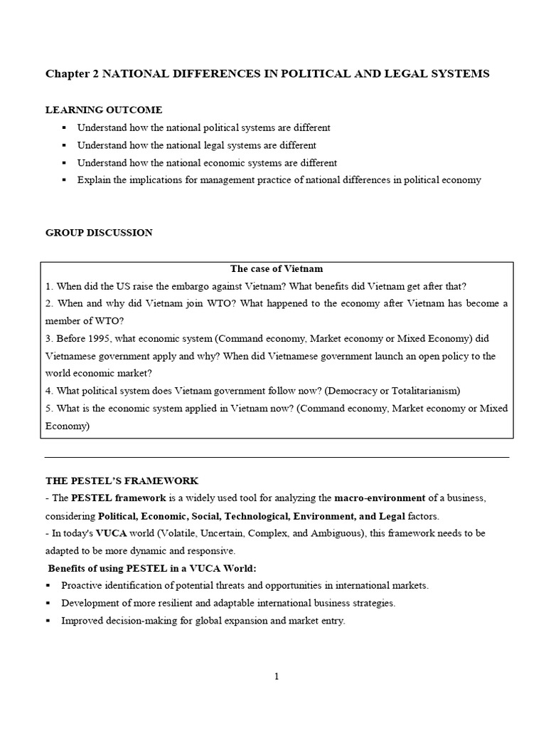 Political and Legal Systems Overview | PDF | Gross Domestic Product ...
