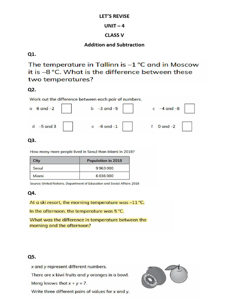 Let-S Revise Unit - 4 | PDF