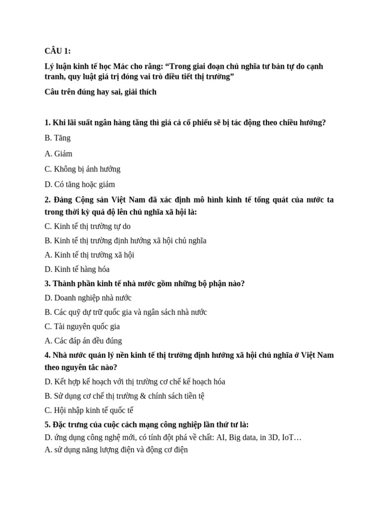 BÀI KT KTCT SỐ 2 65N 22.3.2024 | PDF