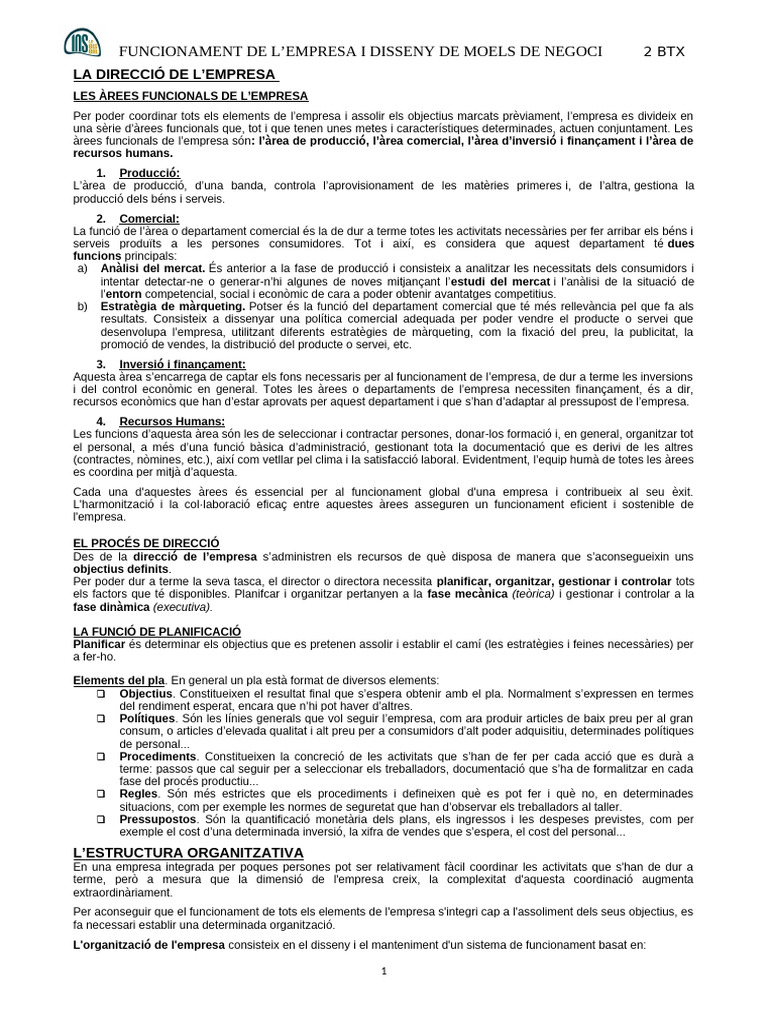 Resum UNITAT 3 | PDF