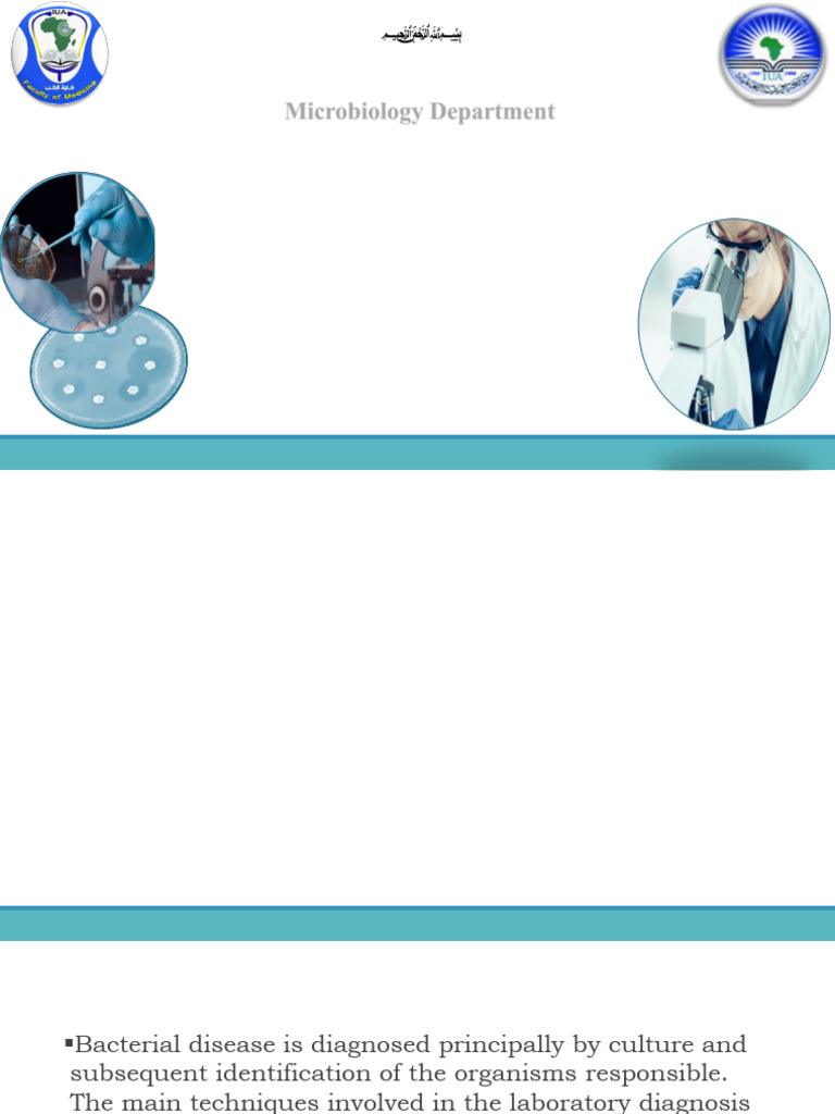 Laboratory Diagnosis of Bacterial Infections | PDF | Growth Medium ...