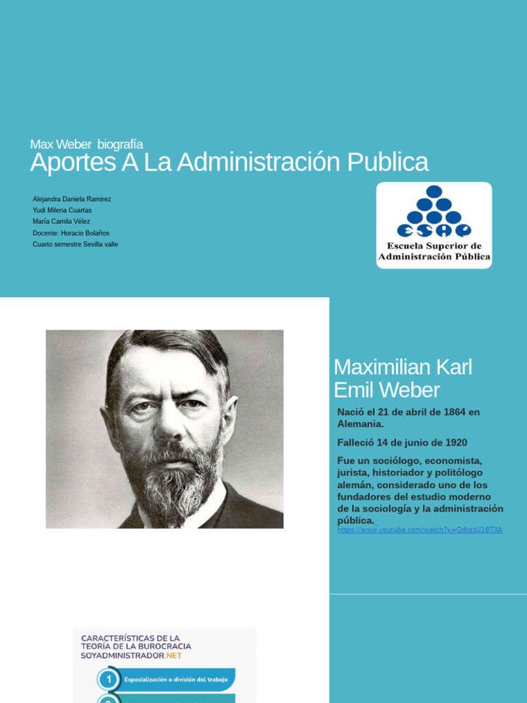 Max Weber Exp1 | PDF | Historia