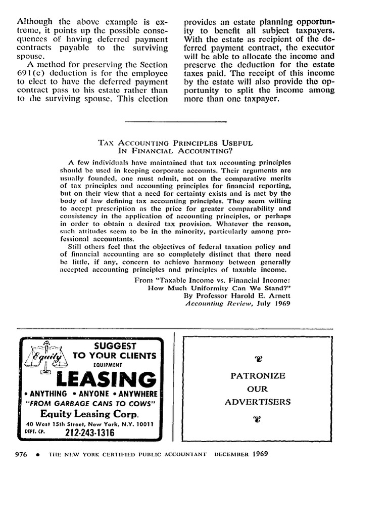 Tax Accounting Principals | PDF