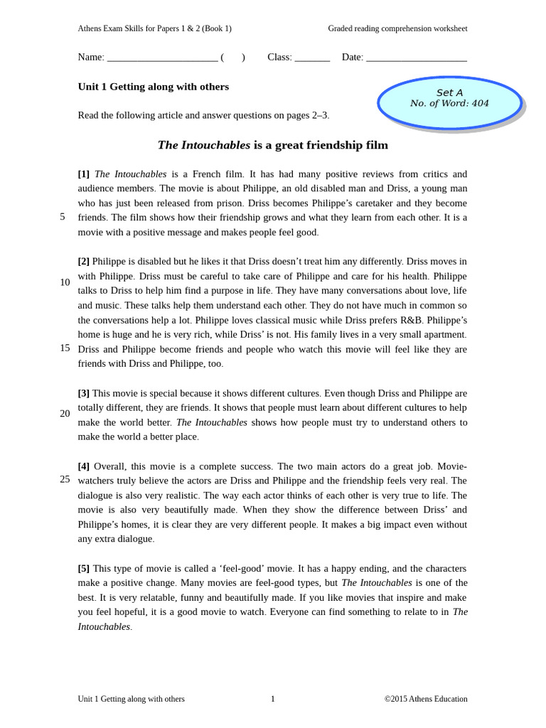 Graded Reading_Unit 1 | PDF