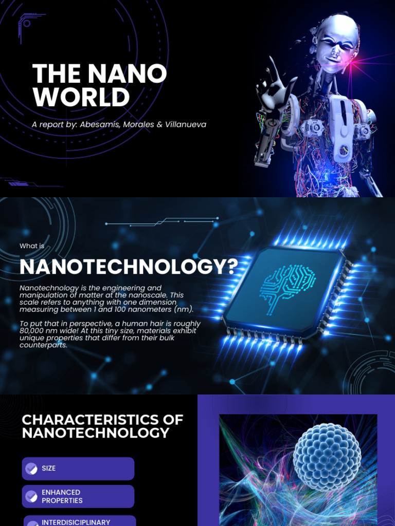 Exploring the Nano World: Benefits & Risks | PDF | Nanotechnology ...