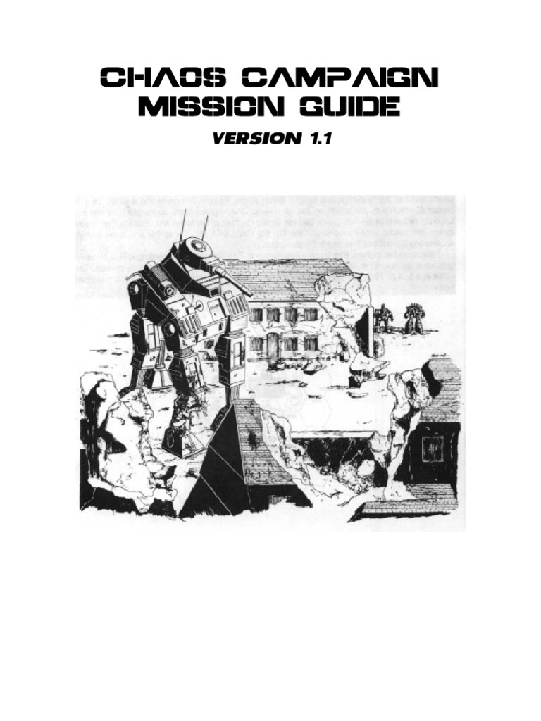 BattleTech Chaos Campaign Guide | PDF | Mercenary | Force