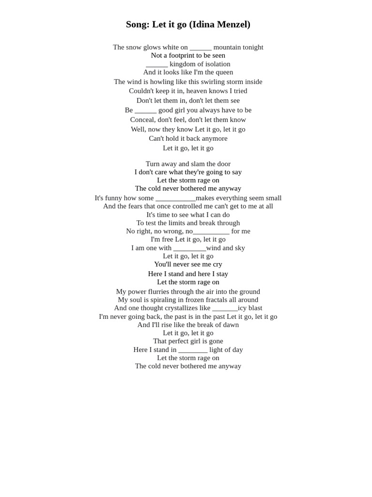 Song | PDF