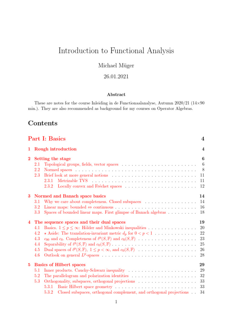 Functionalanalysis | PDF | Functional Analysis | Algebra Functionalanalysis | PDF | Functional Analysis | Algebra