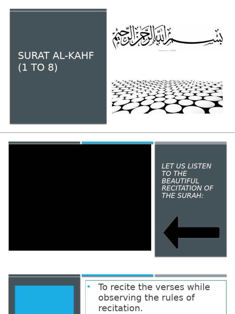 Surat Al Kahf 1 To 8 | PDF