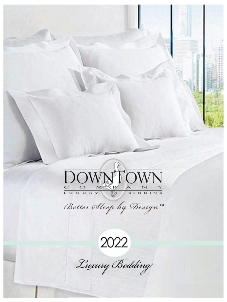 (Catalog) Dowtown, 2022 Luxury Bedding | PDF | Bedding | Mattress