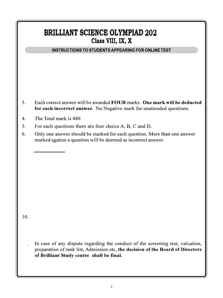 Bso Original Instructions. | PDF | Evaluation Methods | Qualifications