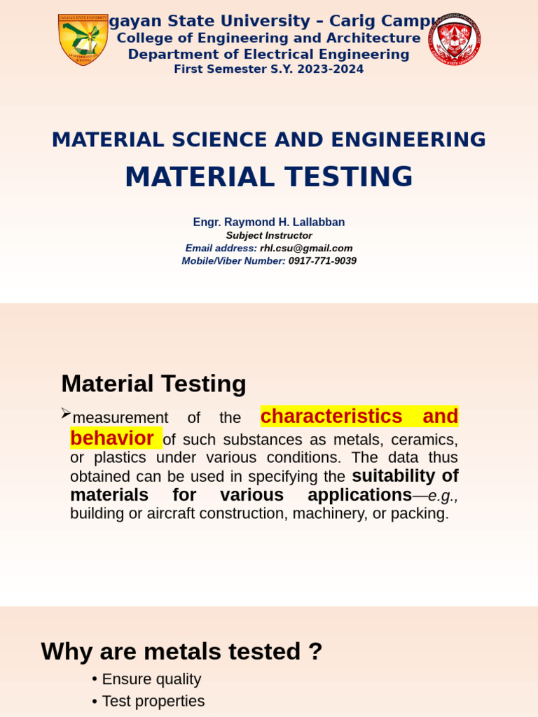 07 - Destructive and Non-Destructive Testing | PDF | Radiography | Hardness