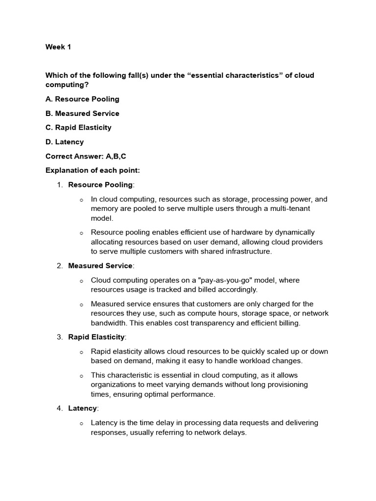 Essential Cloud Computing Features | PDF | Soap | Cloud Computing