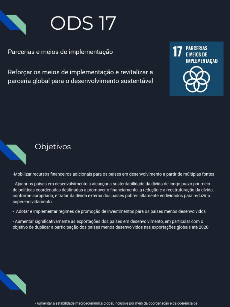 Ods 17 | PDF | Negócios