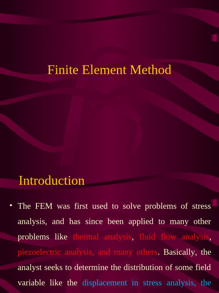 Finite - Element - Method ch1 and ch2 | PDF | Finite Element Method | Matrix (Mathematics)