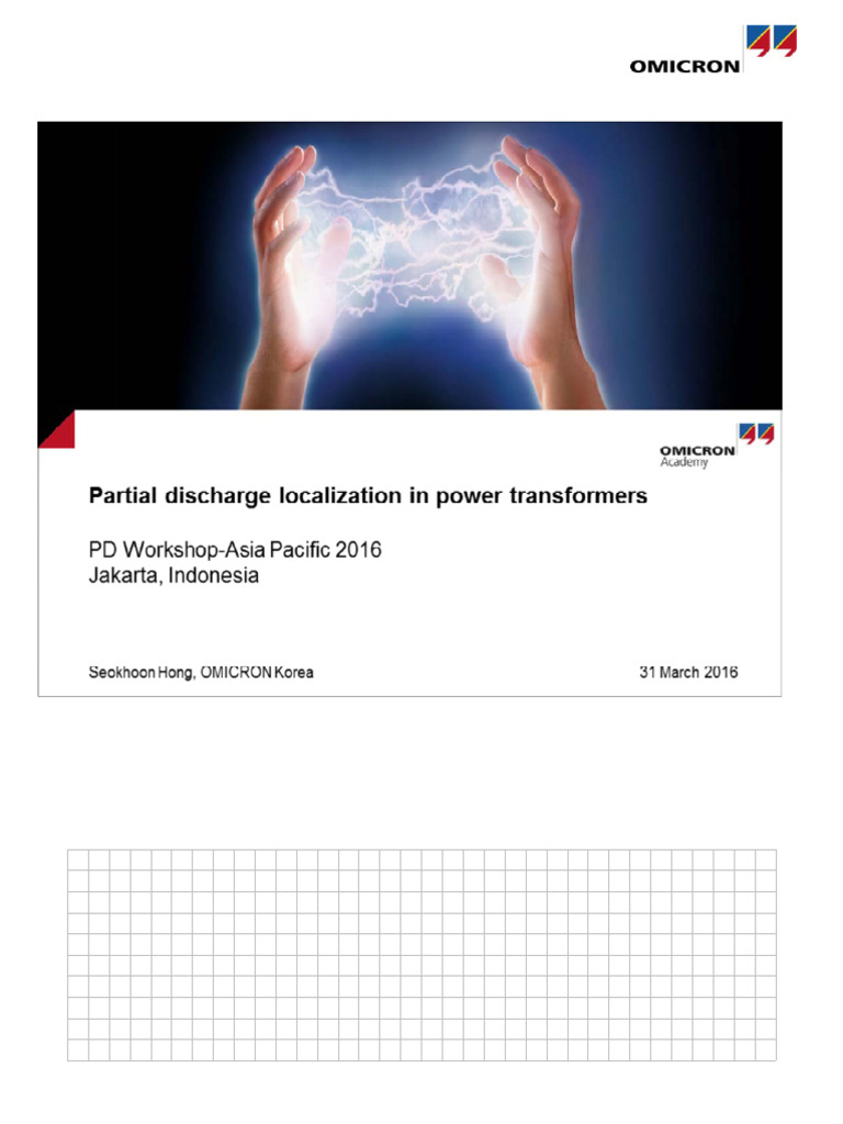 Presentation 7 Partial Discharge Localization In Power Transformers