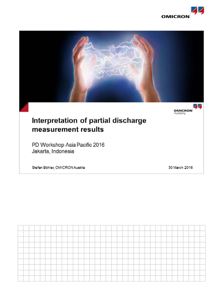 Presentation 5-Interpretation of Partial Discharge Measurement Results ...