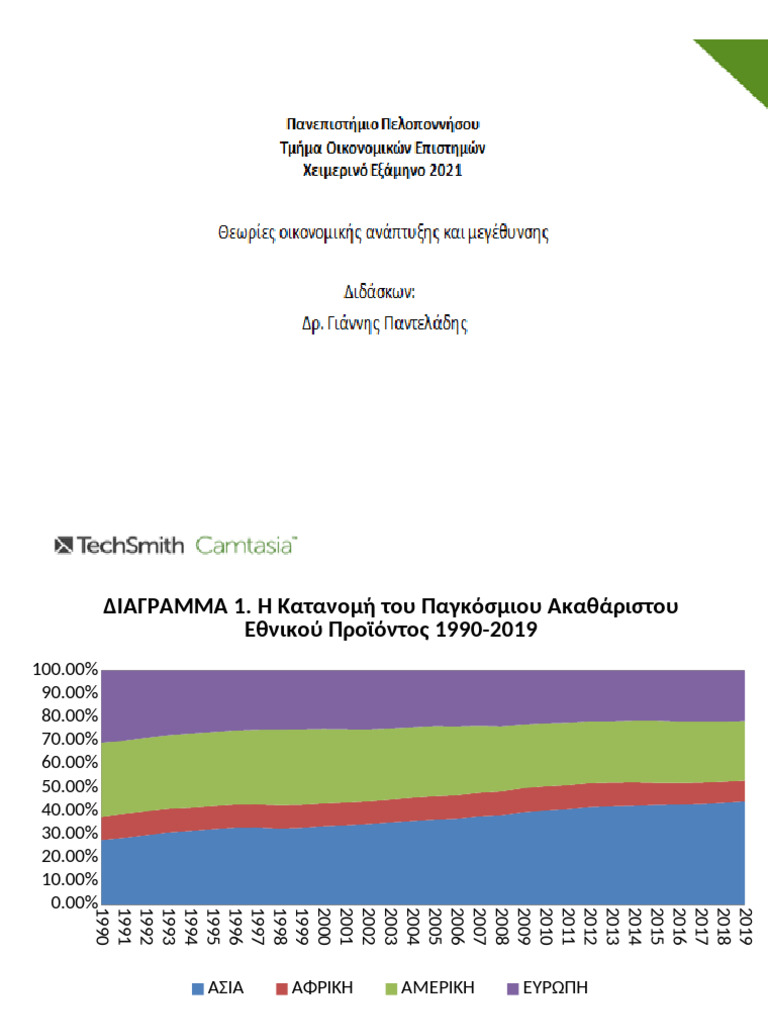1. Η ΠΑΓΚΟΣΜΙΑ ΟΙΚΟΝΟΜΙΑ | PDF