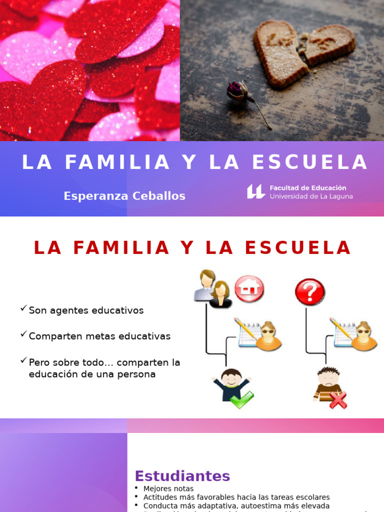 La familia y escuela | PDF | Maestros