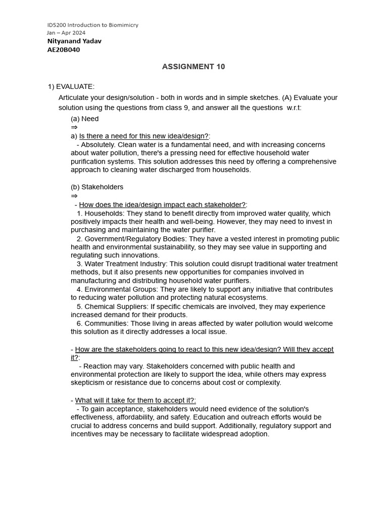 AE20B040_ID5200_Assignment_10 | PDF | Water Quality | Water Pollution