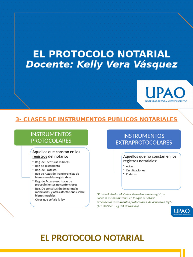 SEMANA 3-Ok RESUMEN PROTOCOLO NOTARIAL | PDF | Impuestos | Ley común