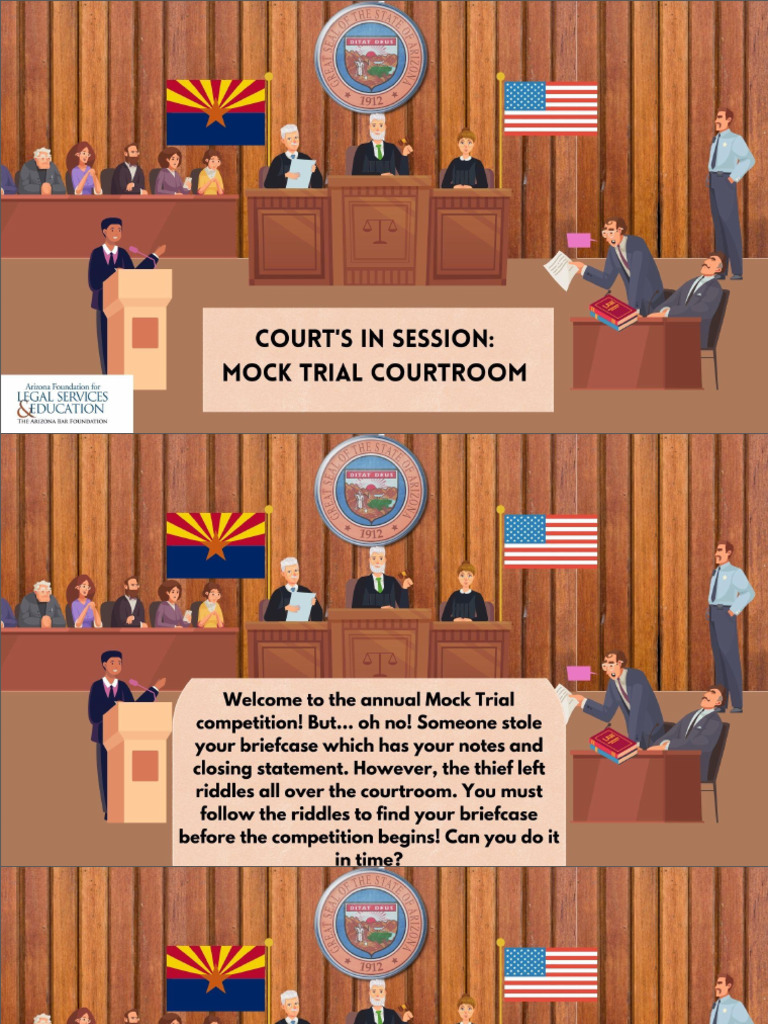 Mock Trial Escape Room | PDF