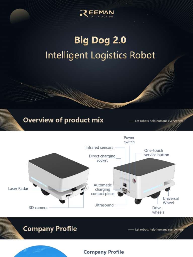 Big Dog 2.0-Intelligent Logistics Robot | PDF | Rechargeable Battery ...