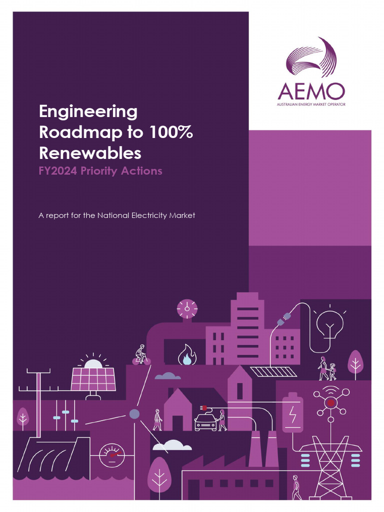 AEMO FY2024 Engineering Roadmap Actions | PDF | Renewable Energy | Wind ...