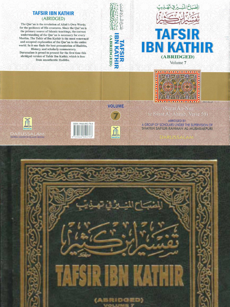 Shaykh Ibn Kathir - Tafsir Ibn Kathir (Vol. 7) | PDF