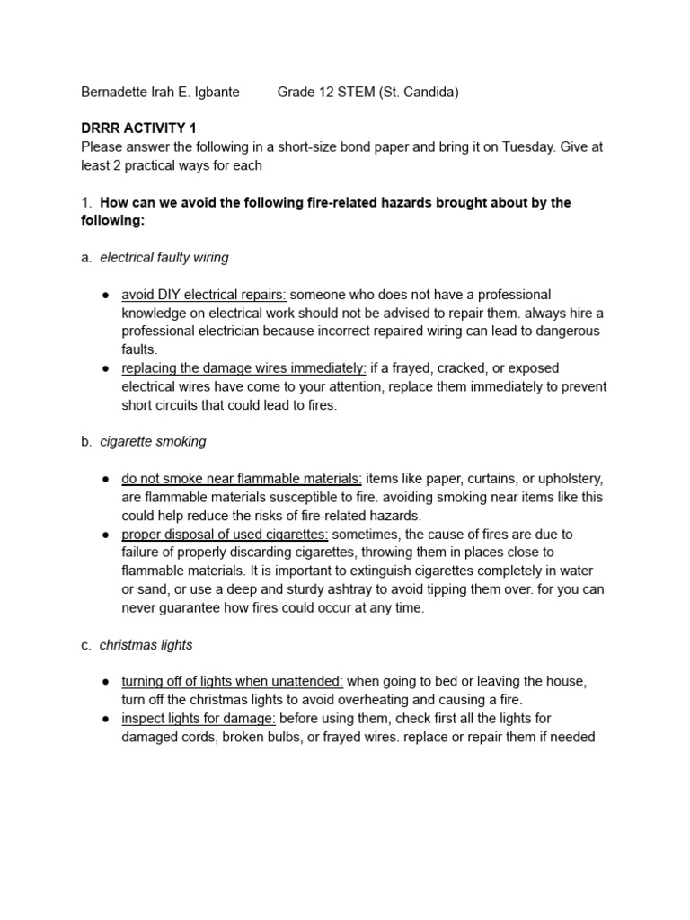 DRRR Activity - Igbante | PDF | Art