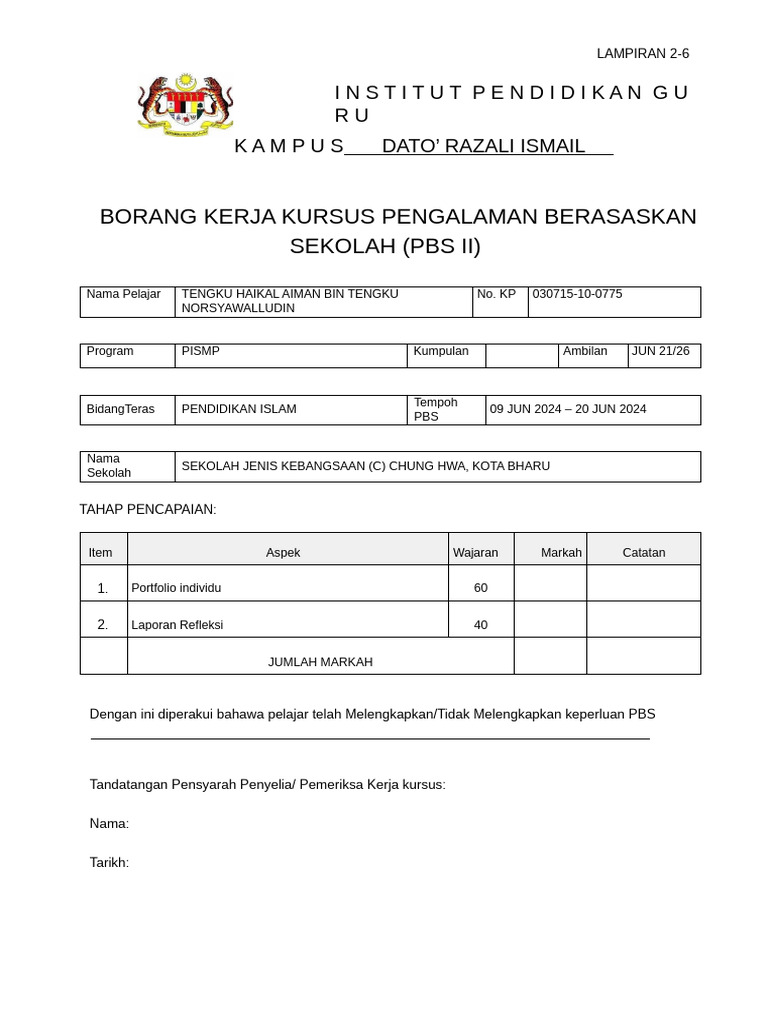 TUGASAN 1 pbs2 | PDF