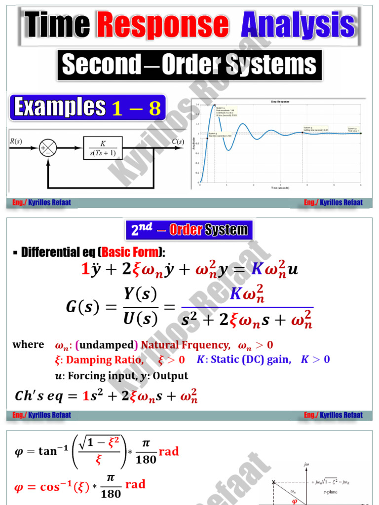 Second−Order Systems - Part 2 | PDF | Damping | Control Theory