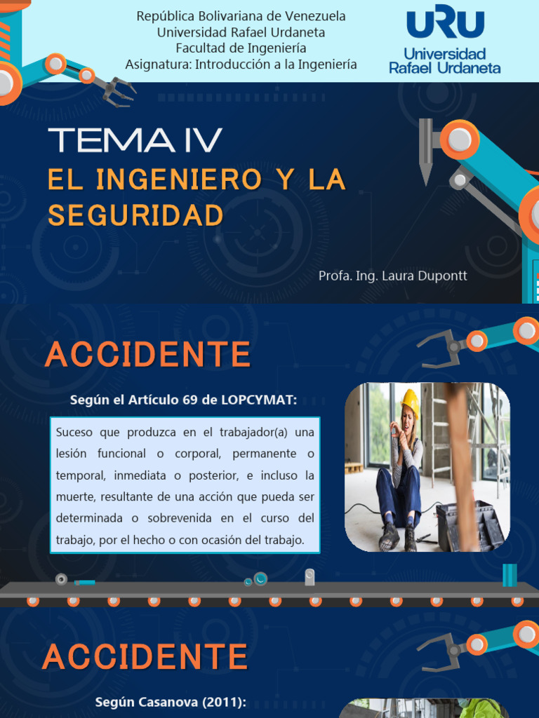 Tema IV-Int. Ing. El Ingeniero y La Seguridad Laboral | PDF | Riesgo | Business
