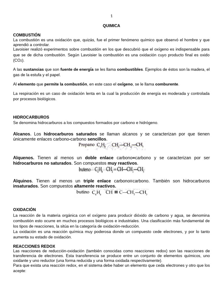 Quimica 2019 | PDF | Redox | Enlace covalente