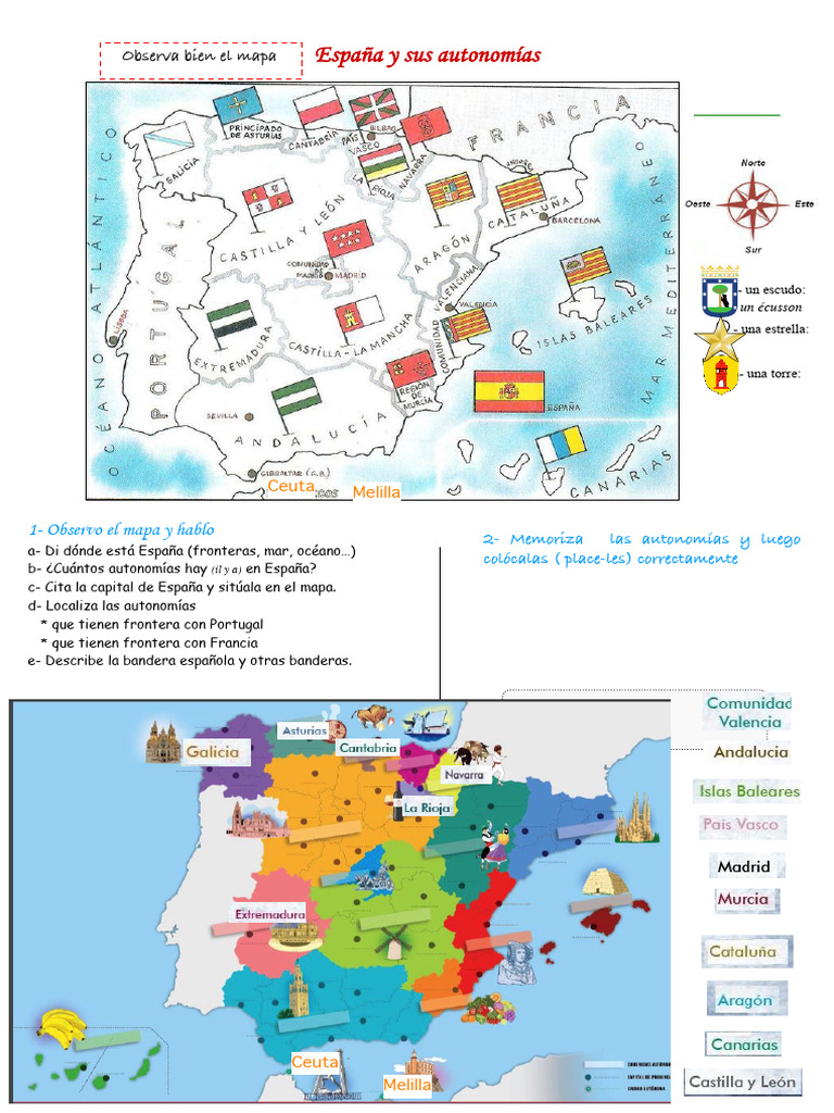 1 Espa Ã y Sus Comunidades | PDF
