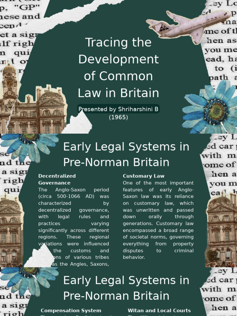 Evolution of Common Law in Britain | PDF | Equity (Law) | Justice