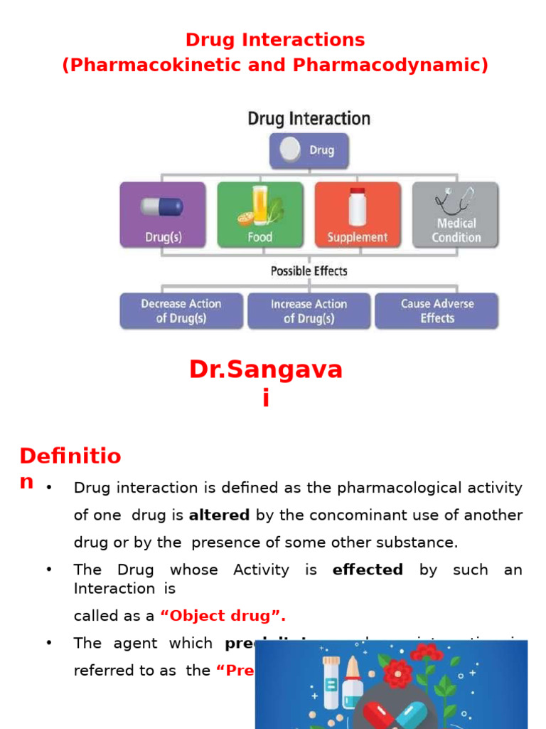 Drug Interaction Overview and Factors | PDF | Pharmacogenomics | Drug ...