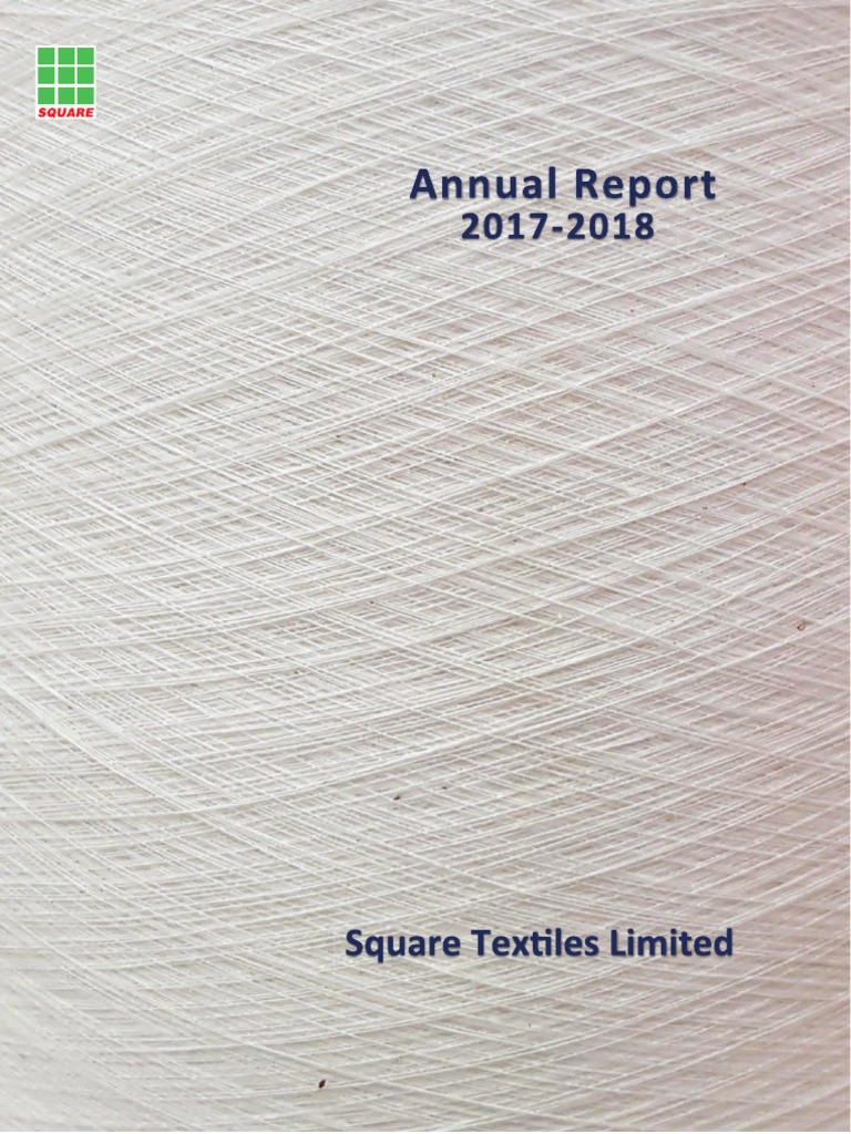 Square Textiles Annual Report 2017-18 | PDF | Dividend | Audit