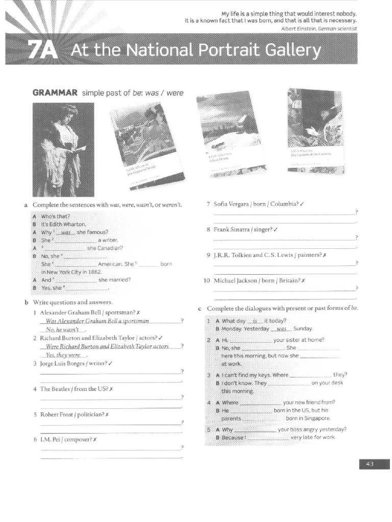 workbook 7a_--- | PDF | J. R. R. Tolkien