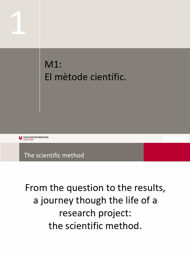 M1 The Scientific Method | PDF | Medical Ethics | Evidence