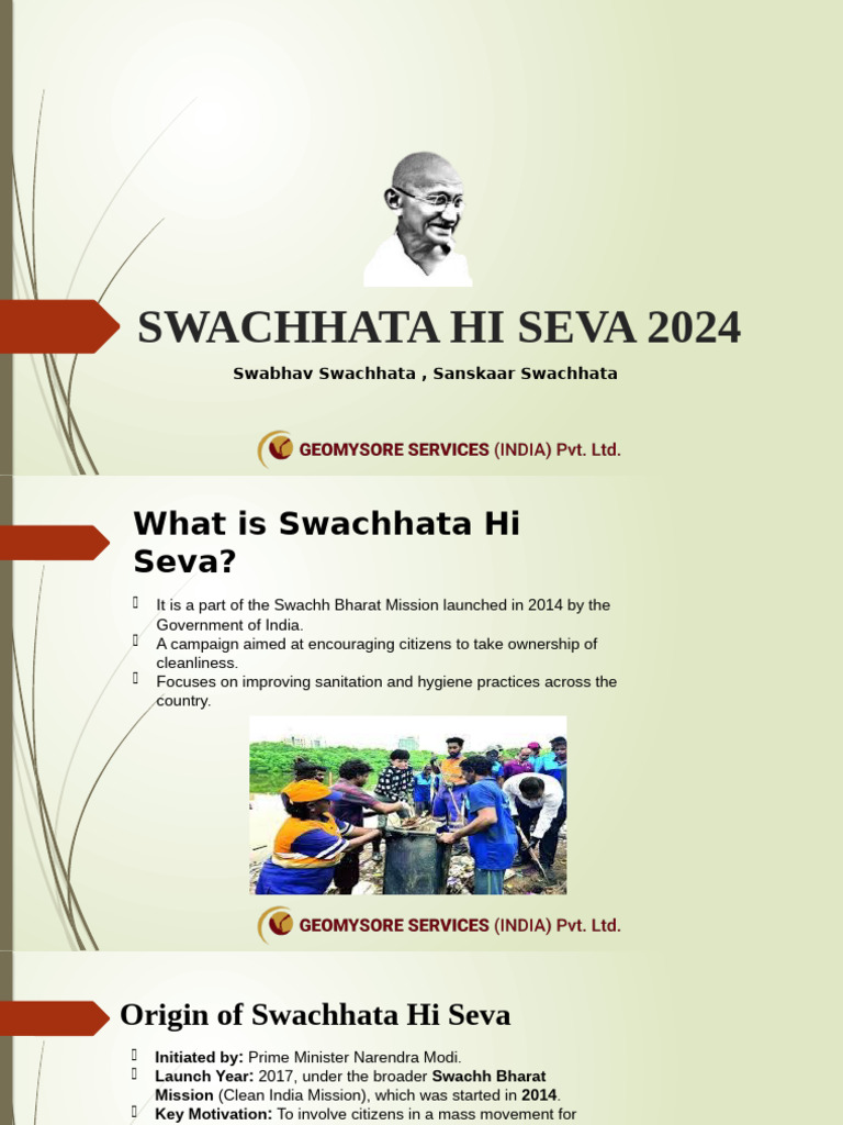 Swachhata Hi Seva 2024 Overview | PDF
